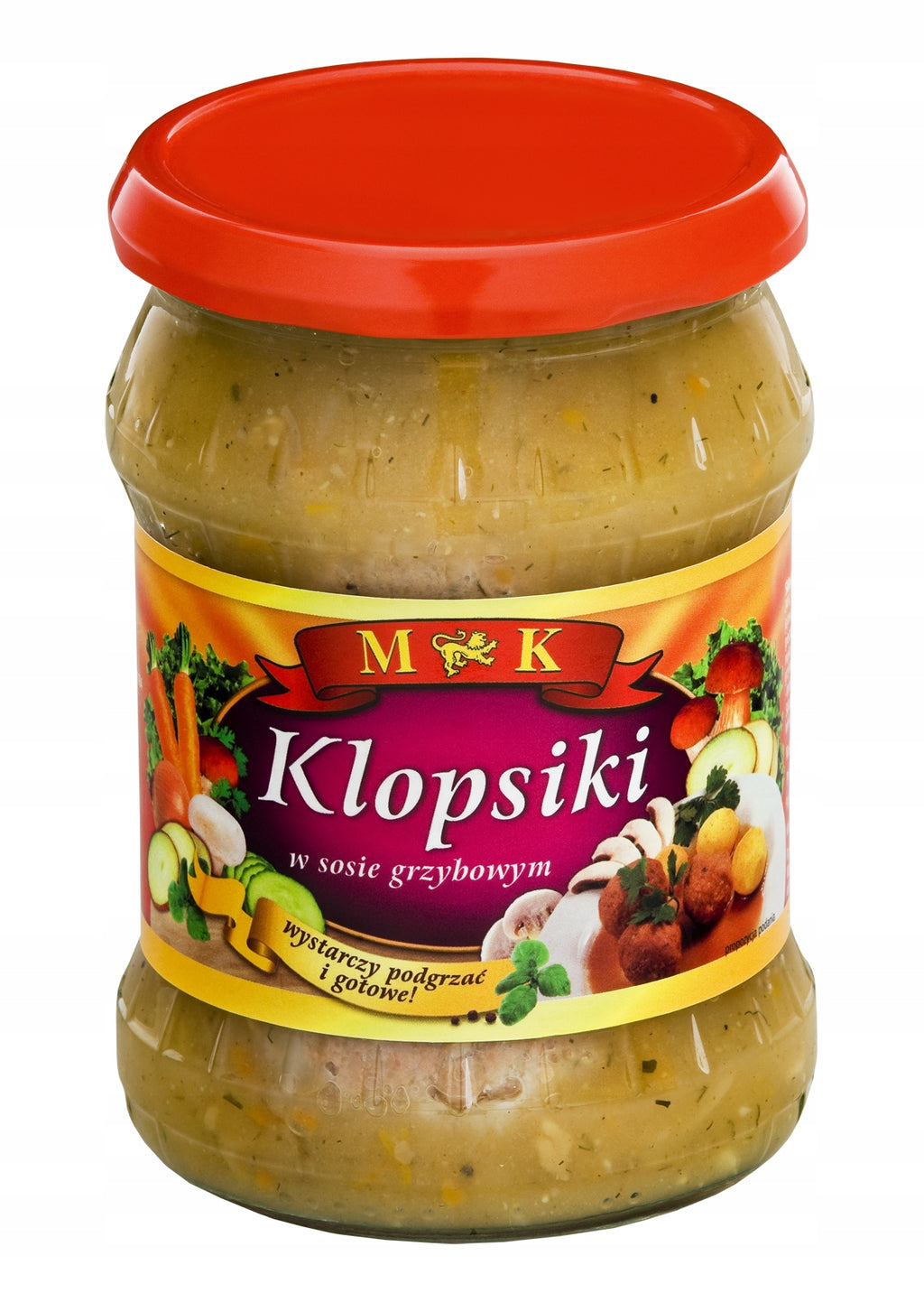 Fleischklößchen in Pilzsoße - Klopsiki w sosie grzybowym 500g - MK ...